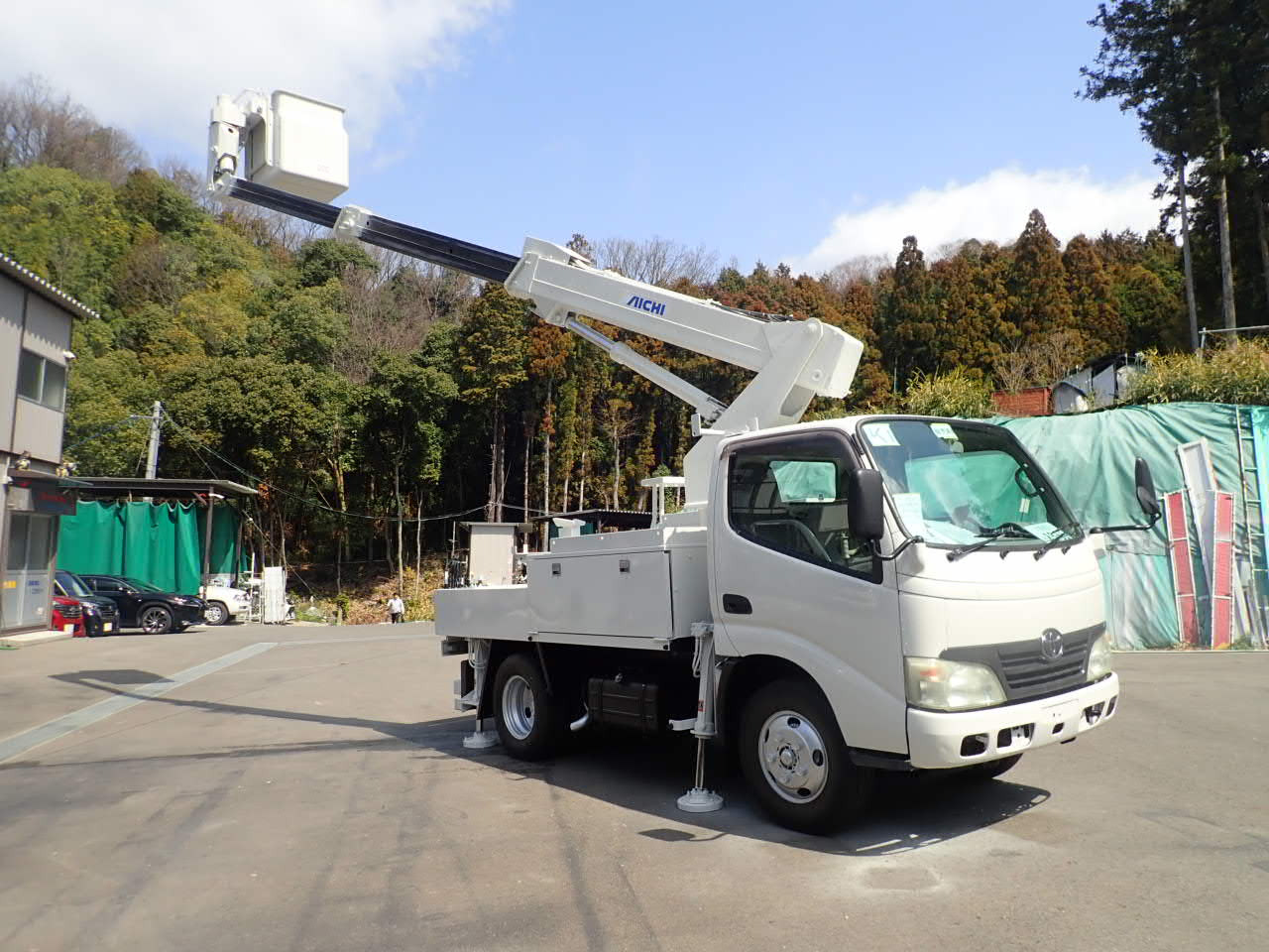 中古車 トヨタ トヨエース 高所作業車 H20 アイチSK10B 9.7m の中古車詳細 (144,576km, ホワイト, 大阪府, 247.5万円) | 中古車情報・中古車検索なら【車選び ...
